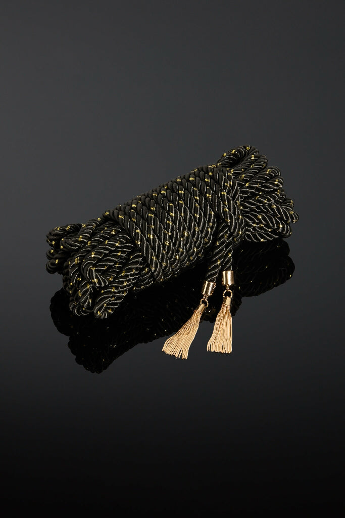 Ligatura Noctis — Conductive Bondage Rope in Black – Charmskool Shop