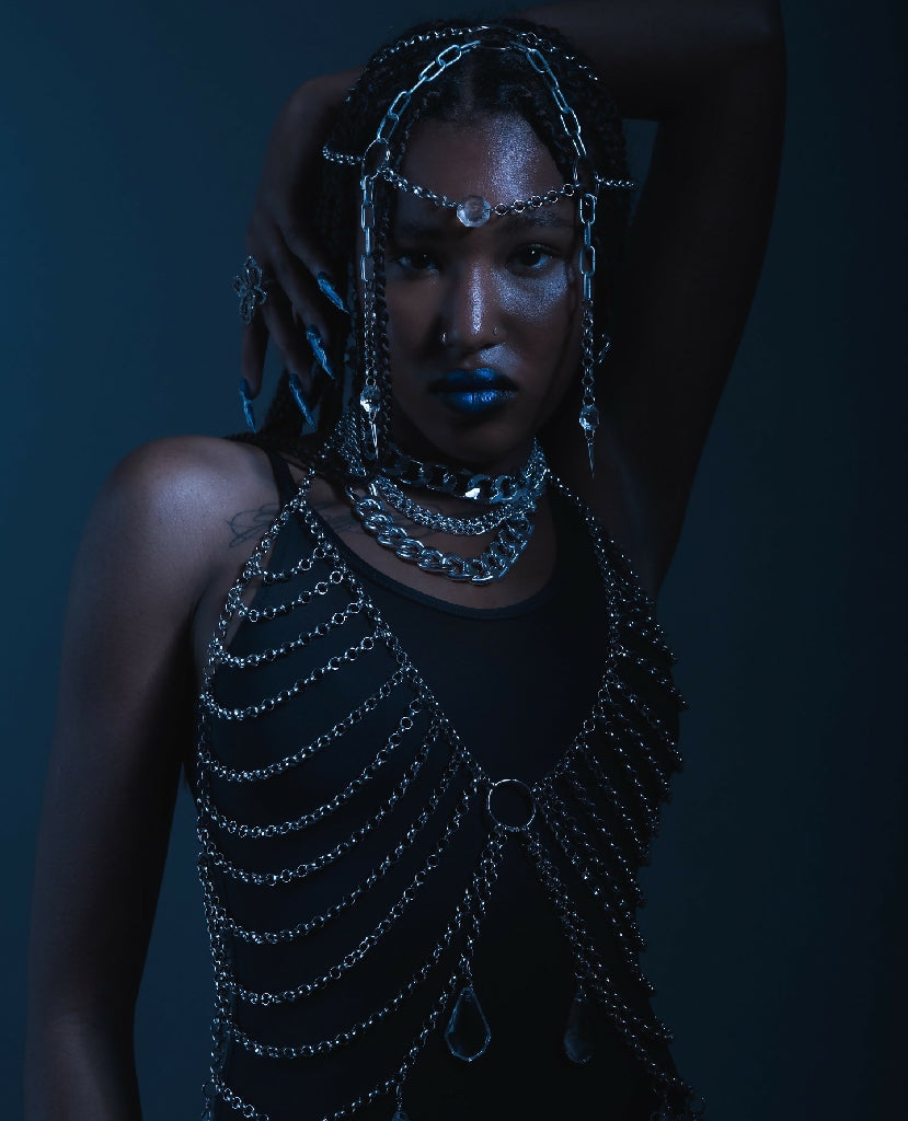 Crystal chain head jewelry – Charmskool Shop