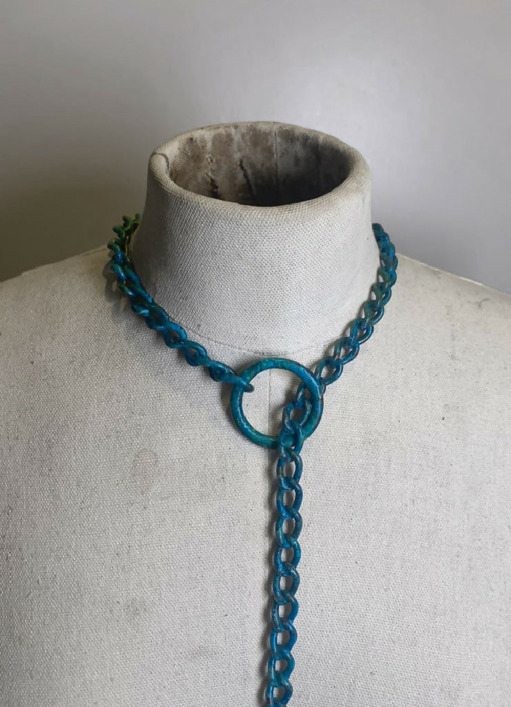 Oxidised brass Choke chain – Charmskool Shop