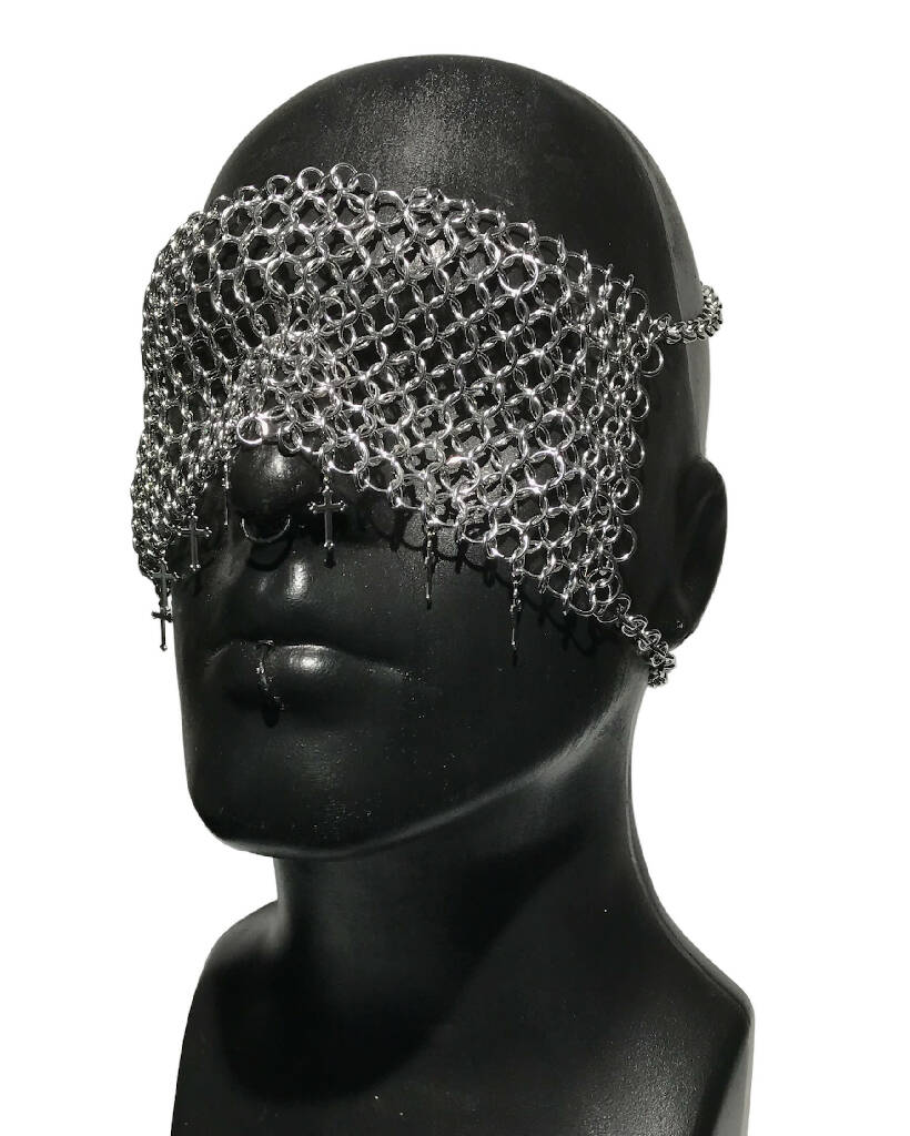 Aluminum Chainmail Eye Mask – Charmskool Shop